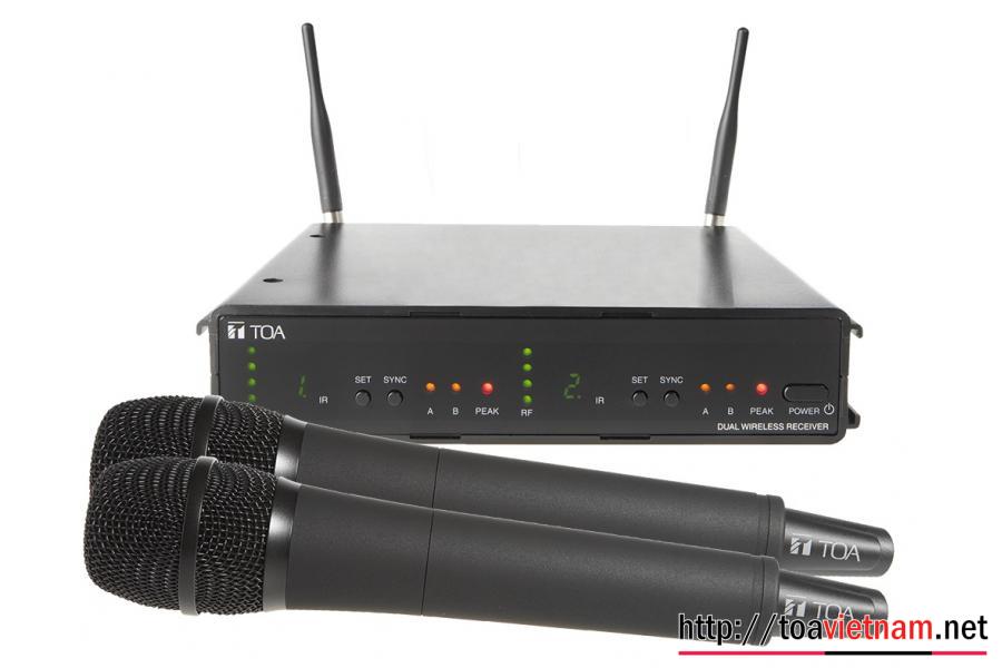 Bộ 2 Micro không dây cầm tay: TOA WS-422-AS - toavietnam.net