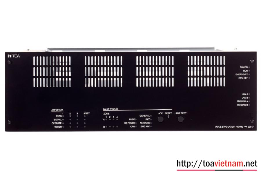 Bộ điều khiển tích hợp 4 vùng: TOA VX-3004F - toavietnam.net
