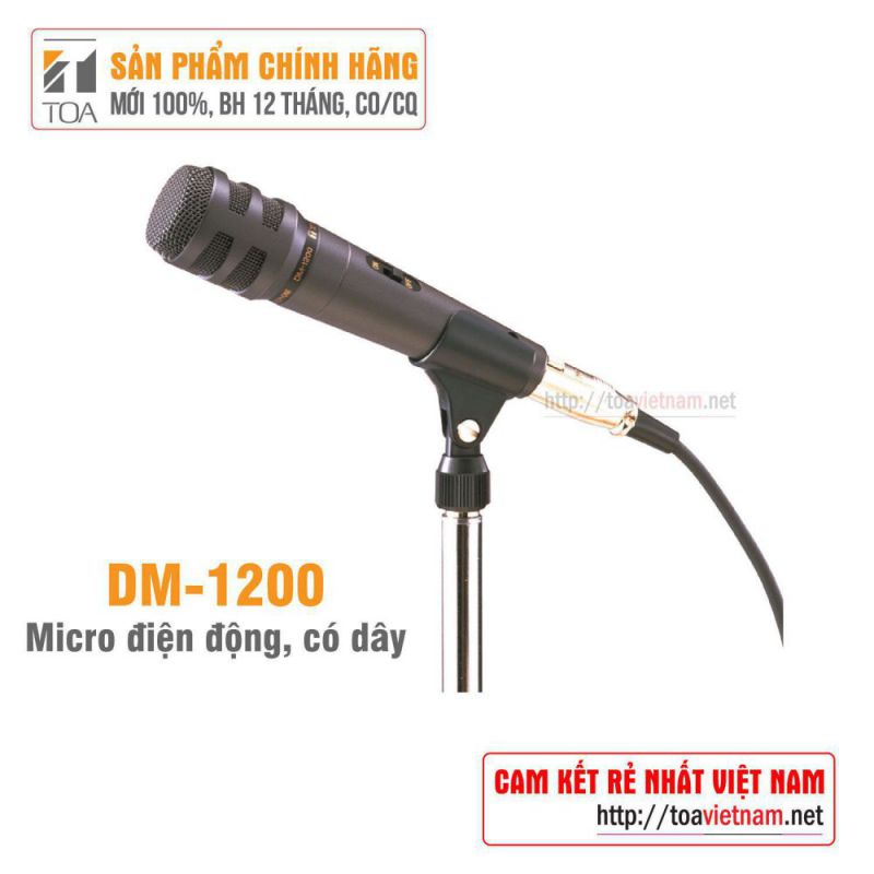 Micro đơn hướng: TOA DM-1200