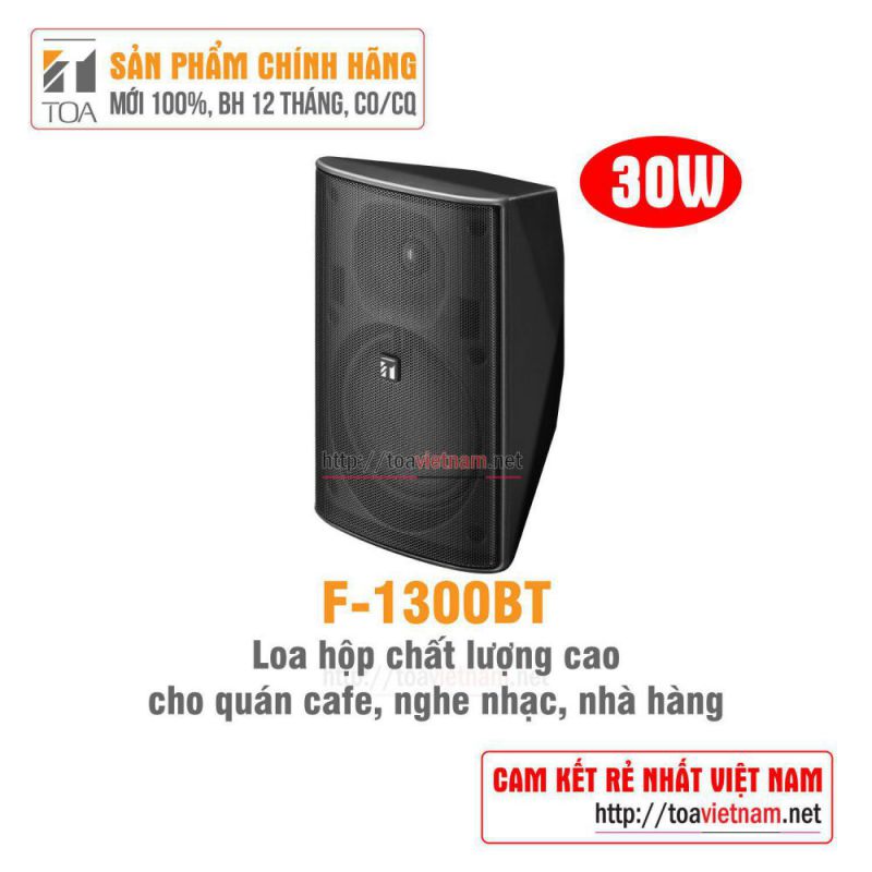 Loa hộp nghe nhạc 30W: TOA F-1300BT - toavietnam.net