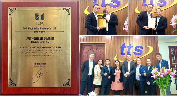 Phân phối sản phẩm chính hãng: TOA Việt Nam